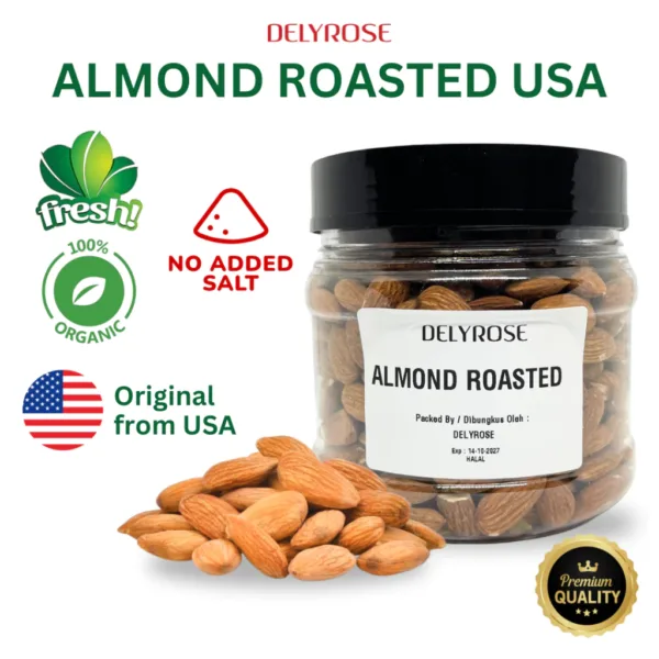 Kacang Badam Panggang (Almond Nuts Roasted) AAA Mini Pack